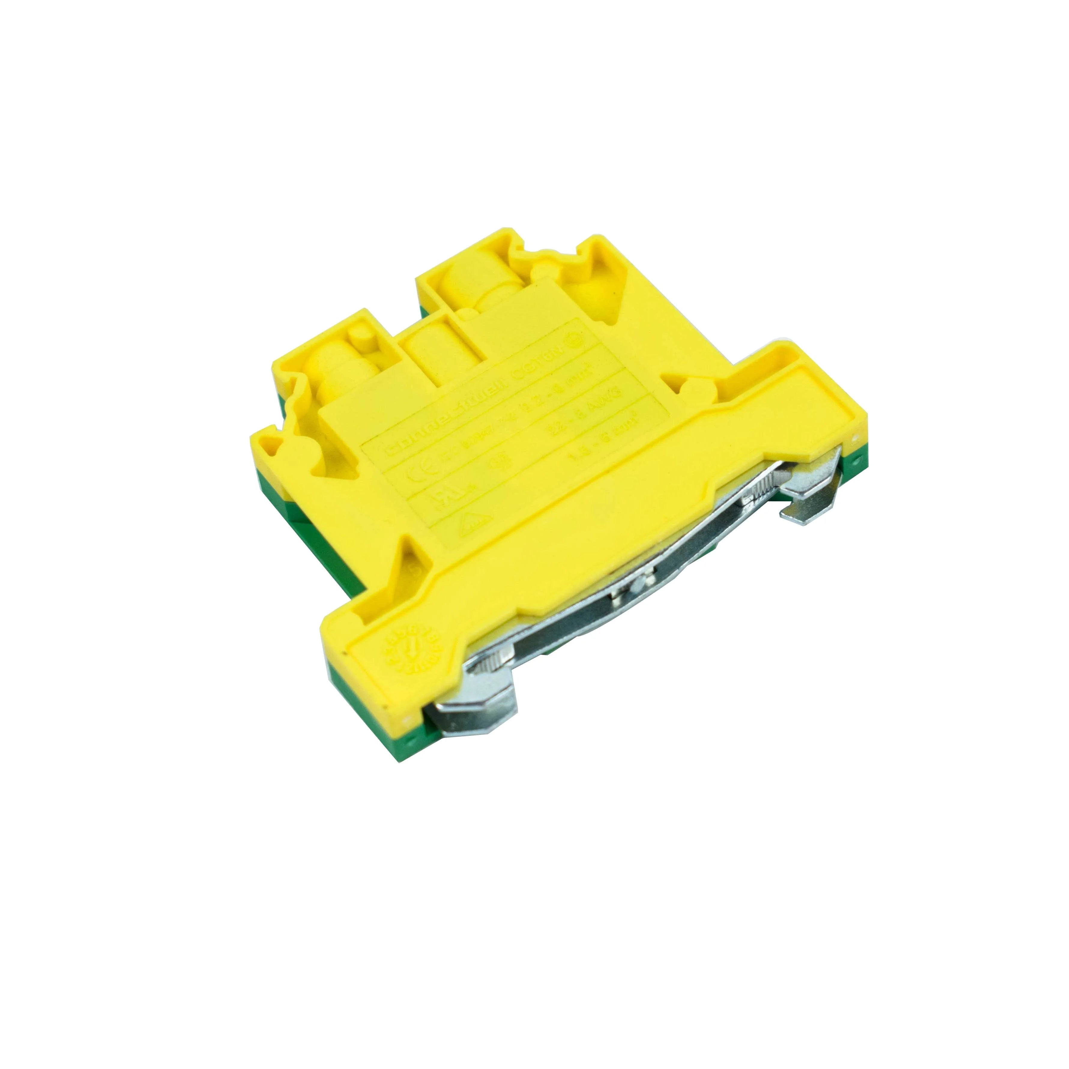 Buy Connectwell CGT10N 10sq mm Screw Clamp Ground Terminal Block (Pack ...