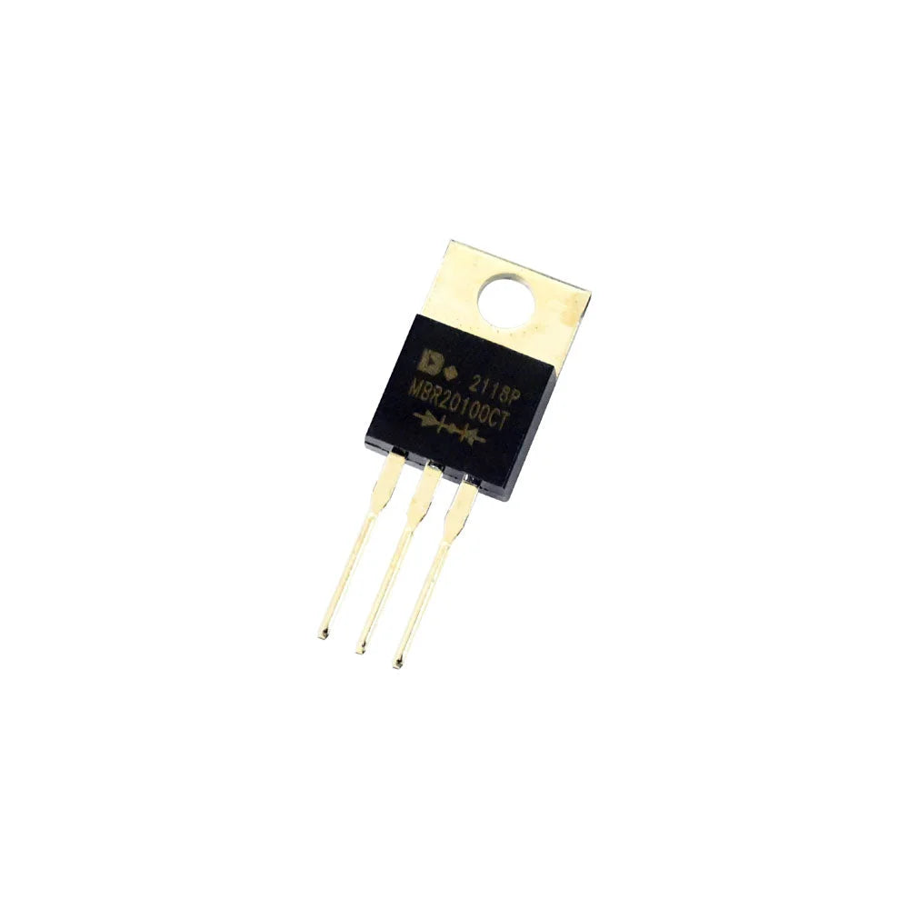 Diodes Incorp 100V 20A MBR20100CT TO-220 Schottky Rectifier Diode ...