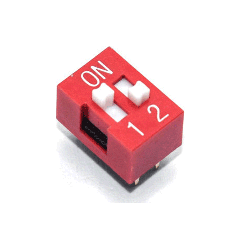 2 Way DIP Switch SPST - 2.54mm Pitch – ElectronifyIndia