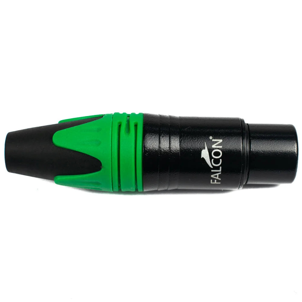 Buy Falcon FC3PMNTCT 3 Pole Female XLR Cable Connector (Green) at ...