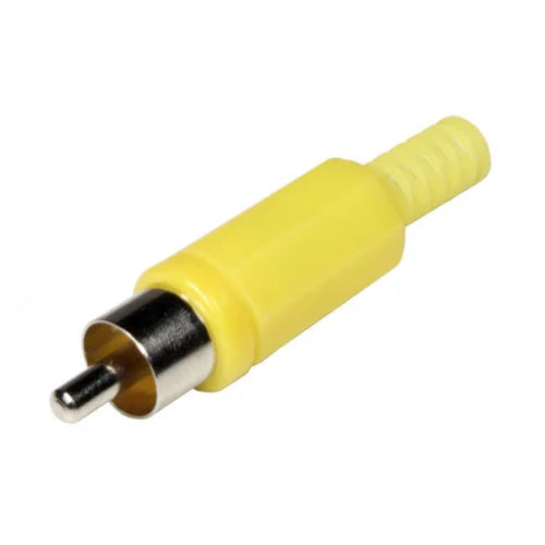 Buy online RCA Plug Solder Connector Male (Yellow) - electronifyindia ...