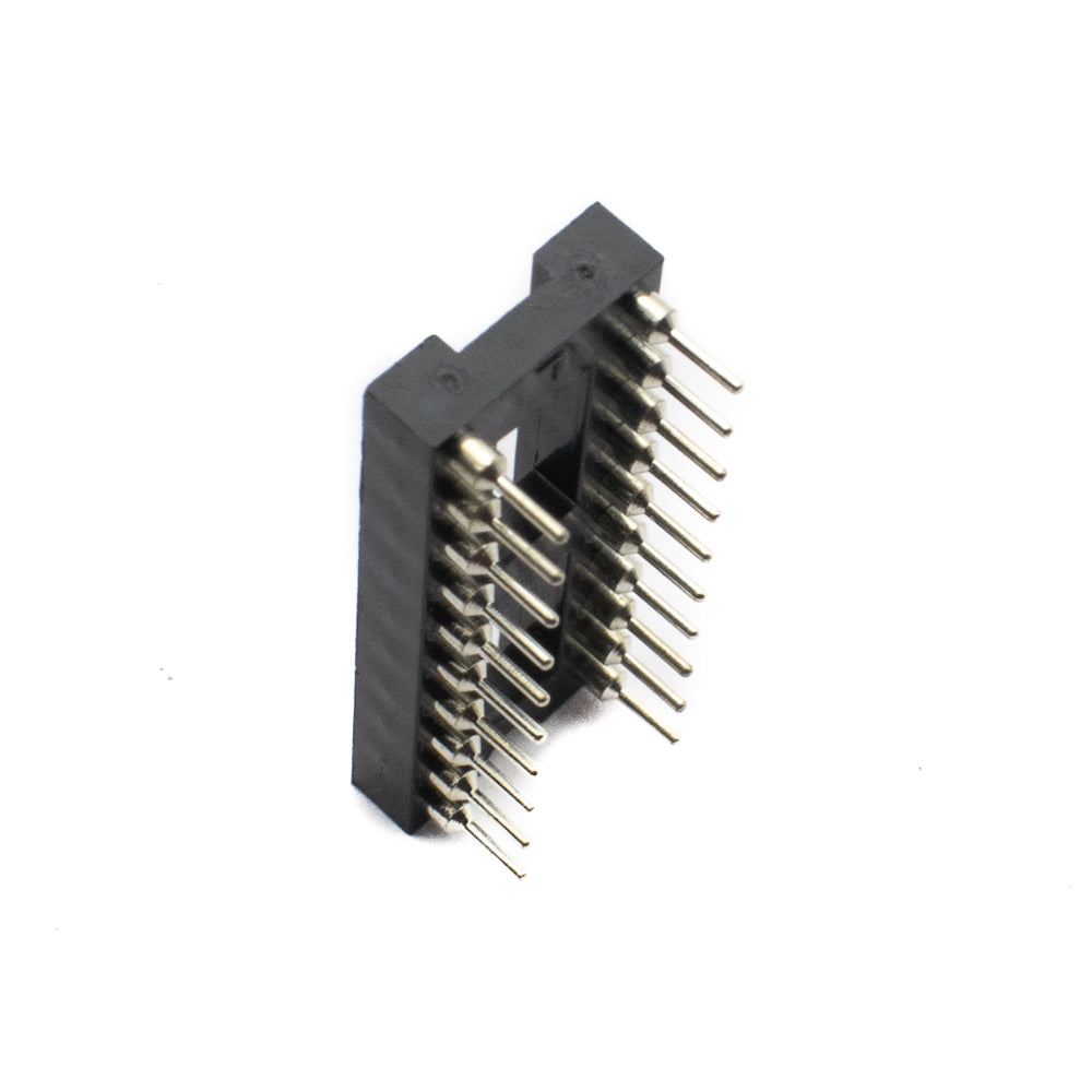 Buy 20 Pin Machined IC Base 2.54mm Pitch at electronifyindia.com – ElectronifyIndia