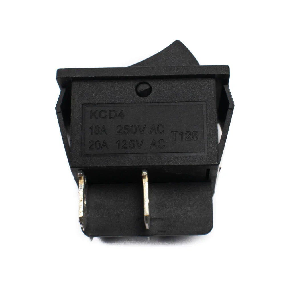 Buy KCD4 16A 250V AC DPST ON-OFF Rocker Switch (Momentary) with Copper ...