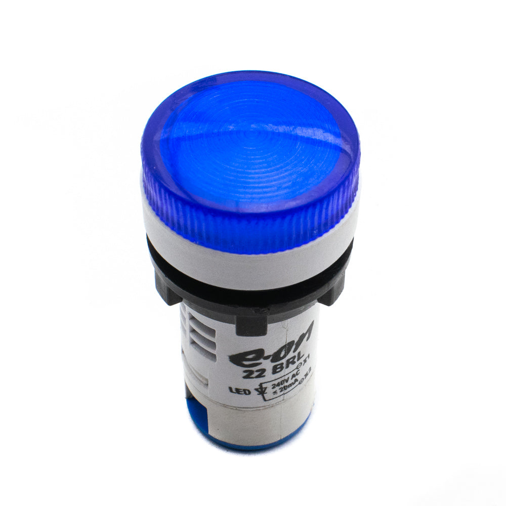 Buy 240V AC Panel Mount Blue LED Light Indicator at electronifyindia ...