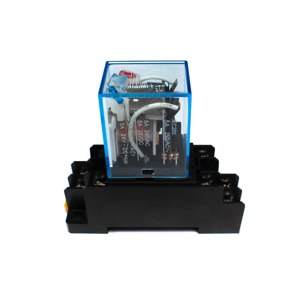 Buy MY2N-J 2A 8 Pin Power Relay with Socket at electronifyindia.com ...