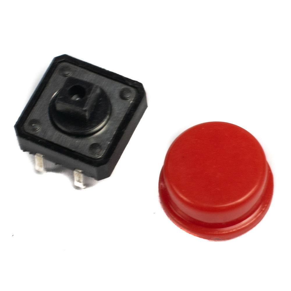Buy 12mm Tactile Push Button 40xx with Red Cap | electronifyindia ...