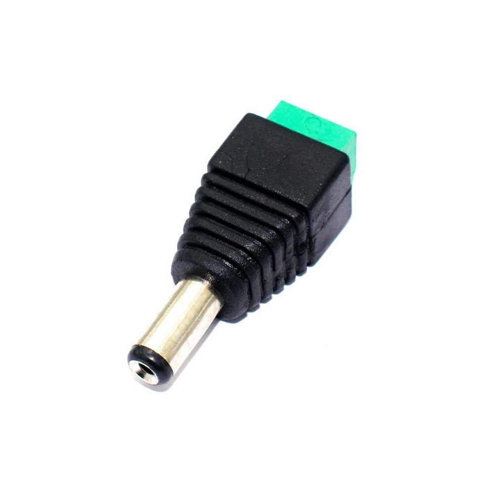 Buy 2.1mmx5.5mm Male DC Power Jack Adapter Connector Plug For CCTV ...