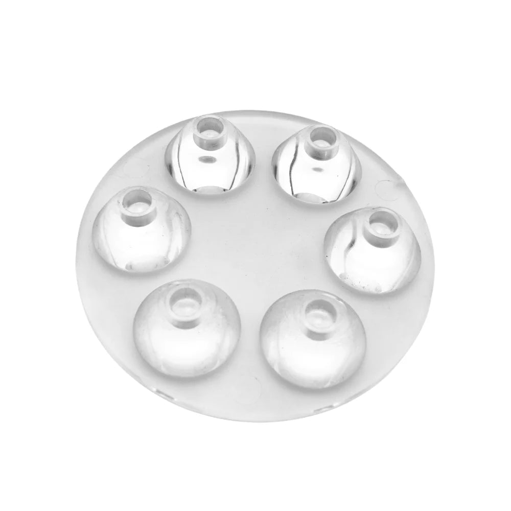 Buy Polycarbonate Lens for 6W LED Base Plate with 6 LEDs in Circular ...