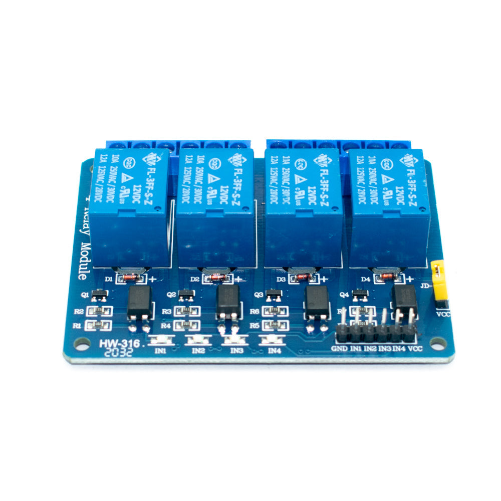 Buy 12V 4 Channel Relay Module with Optocoupler at electronifyindia.com ...