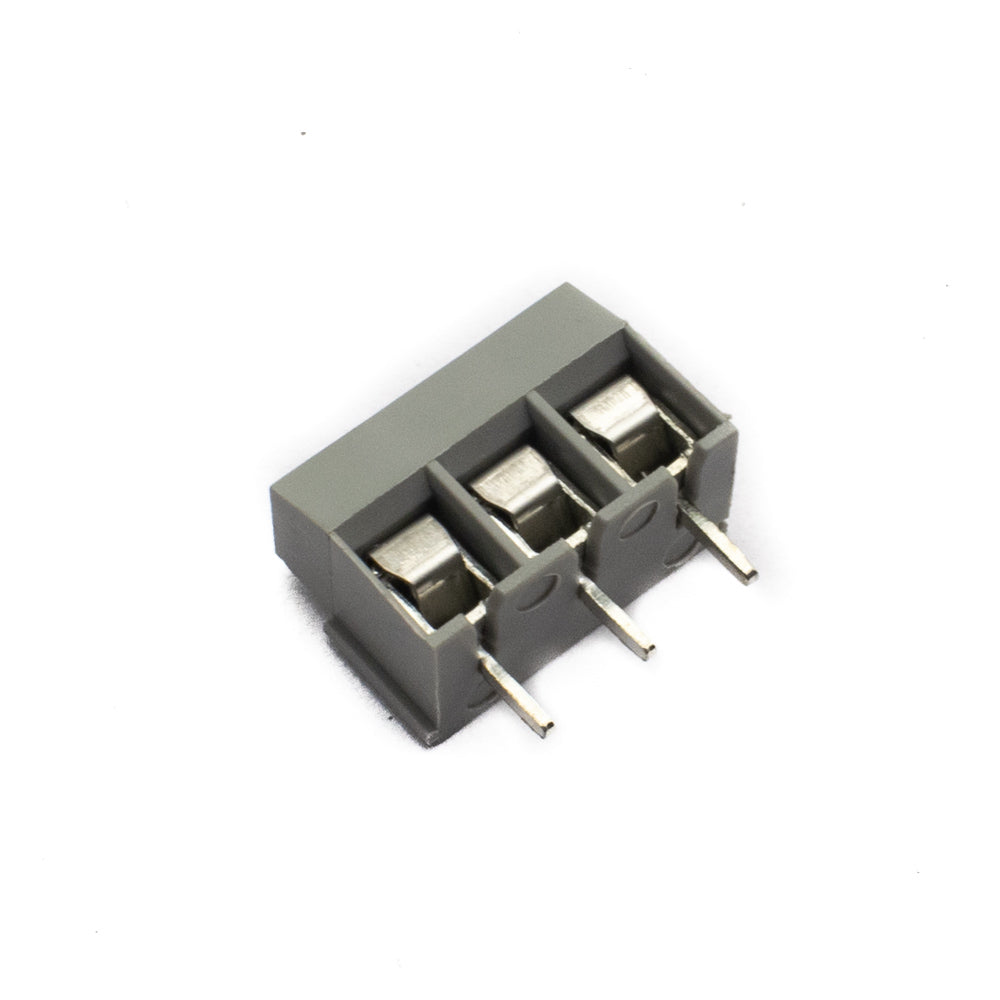 Buy 3 Pin PCB Terminal Block 5mm Pitch 10A Rating YX126 (Grey) at ...